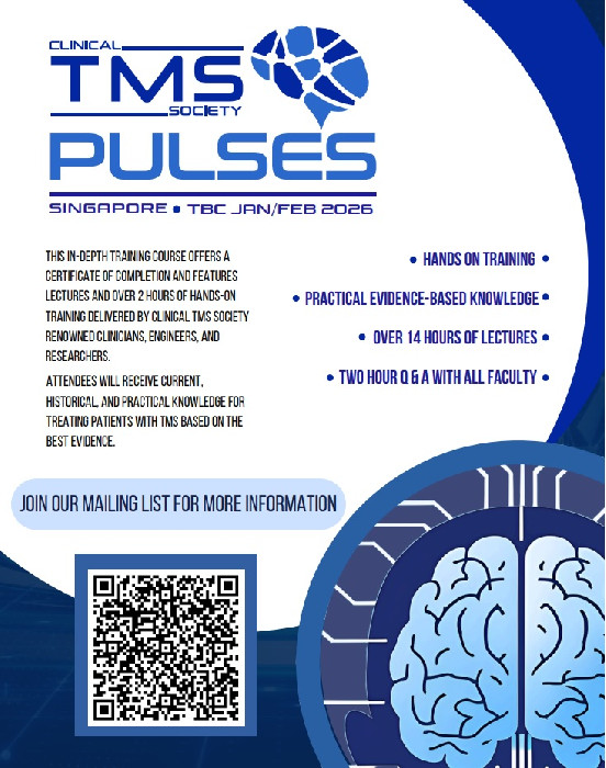 Clinical TMS Society PULSES Singapore 2026 :: Asia SIC of CTMSS